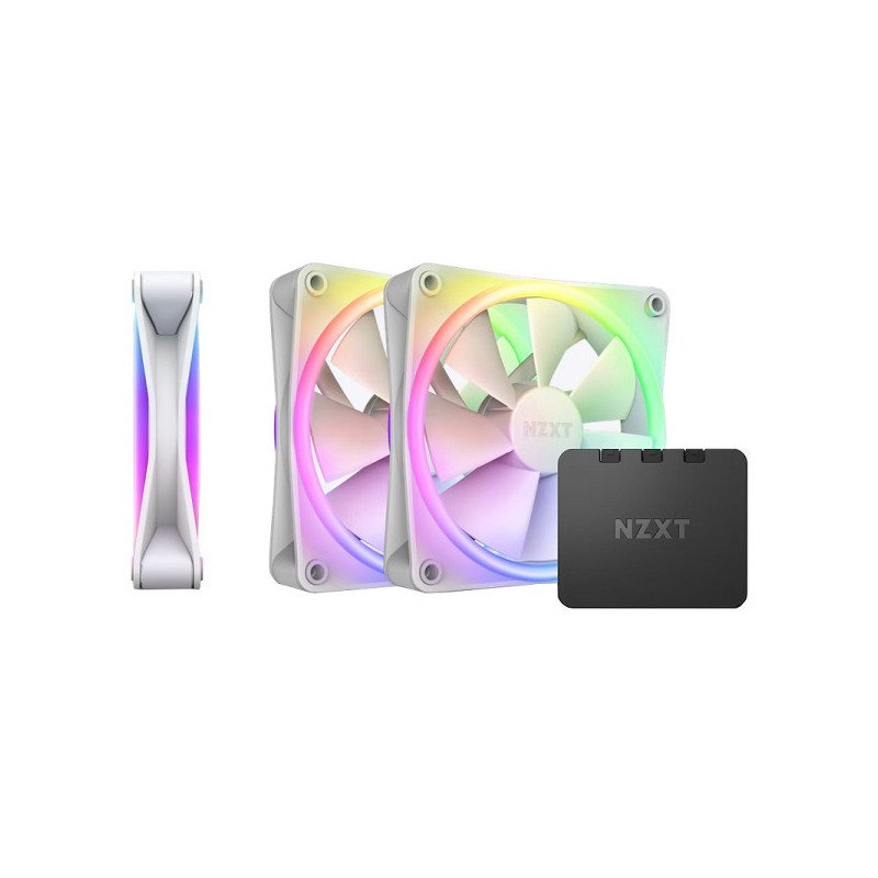 Les Meilleurs Ventilateurs RGB NZXT F120 RGB Duo Triple Pack White ...
