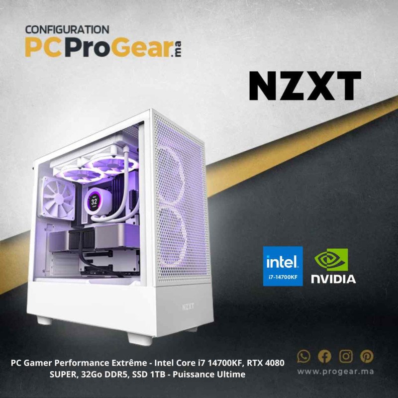 PC Gamer Performance Extrême - Intel Core i7 14700KF, RTX 4080 SUPER ...