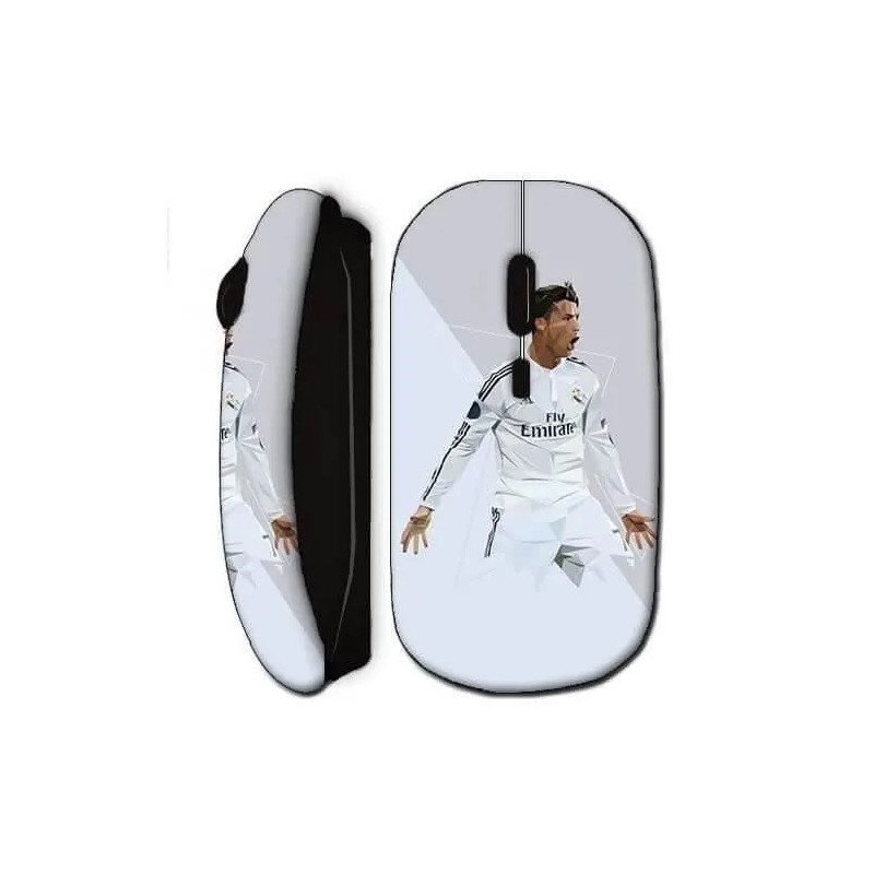 Souris Sans Fil Cristiano Ronaldo Real Madrid Noir - Meilleur Prix au ...