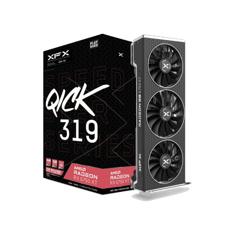 XFX AMD Radeon RX 6750 XT Speedster QICK 319 12GB GDDR6 - Prix au Maroc ...
