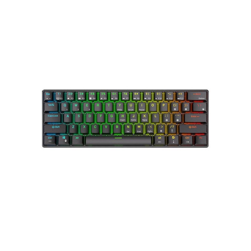 Royal Kludge RK61 Red Switch (Black) - Clavier Mécanique Bluetooth ...