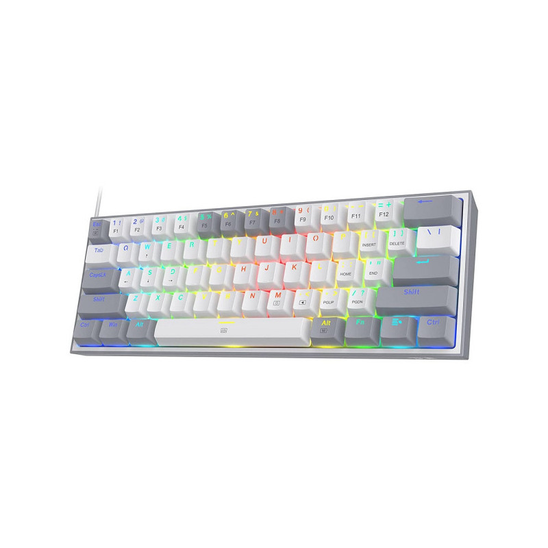 Redragon K616 Fizz PRO 60% Wireless RGB Red Switches (White/Gray ...