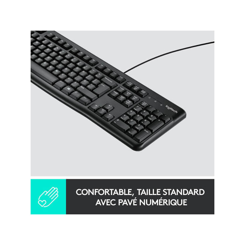 Logitech Keyboard K120 Qwerty - Meilleur Prix Clavier au Maroc ...