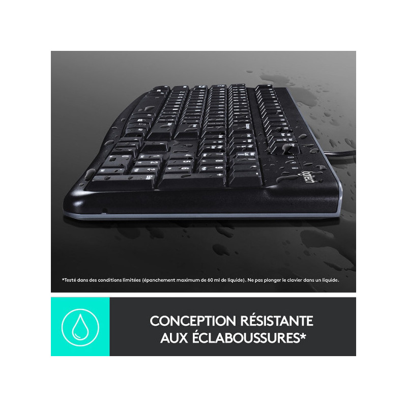 Logitech Keyboard K120 Qwerty - Meilleur Prix Clavier au Maroc ...